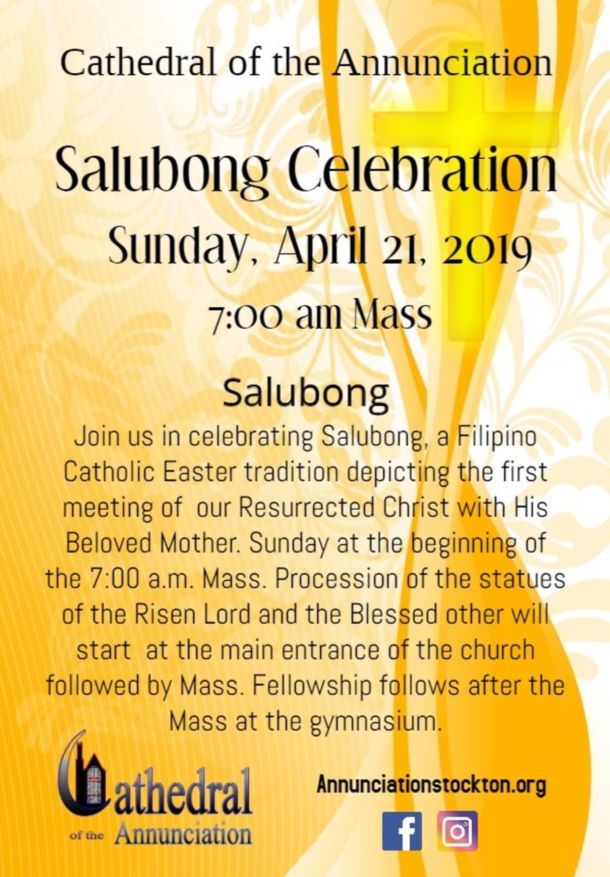 Salubong Celebration | Cathedral of the Annunciation